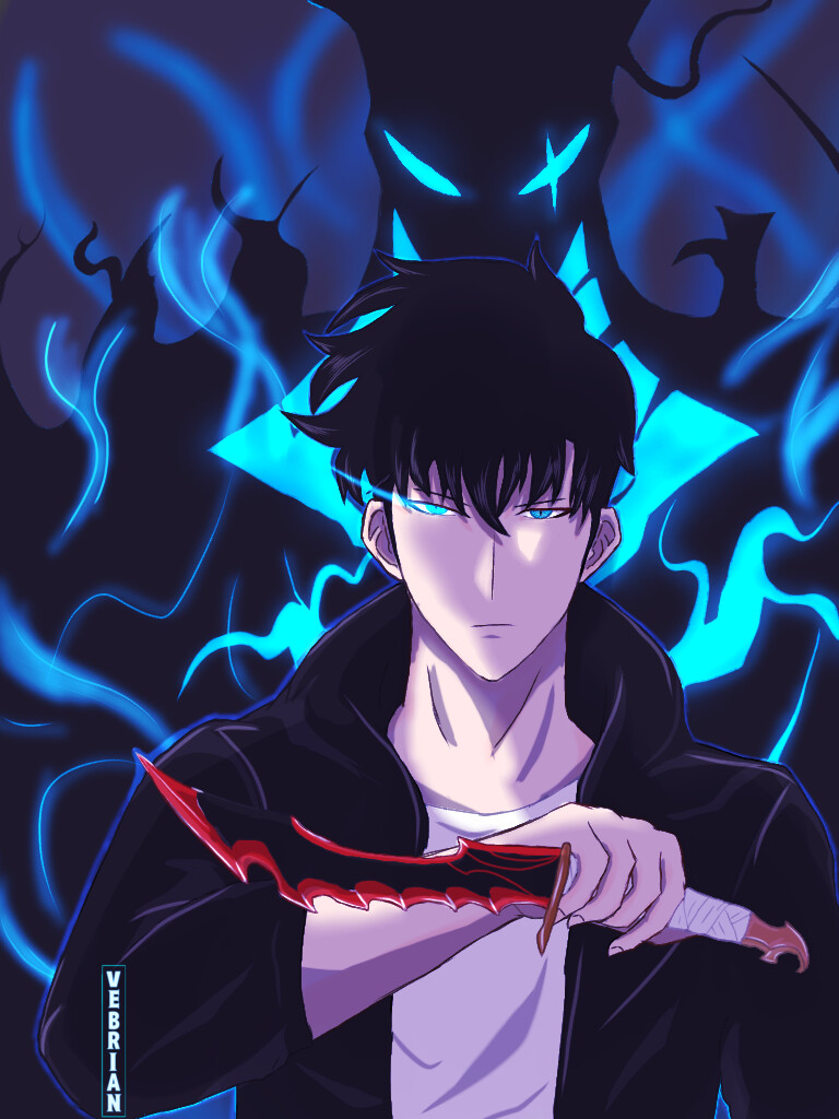 Solo Leveling Sung Jin Woo' Poster By Mounier Wanjak, 57% OFF