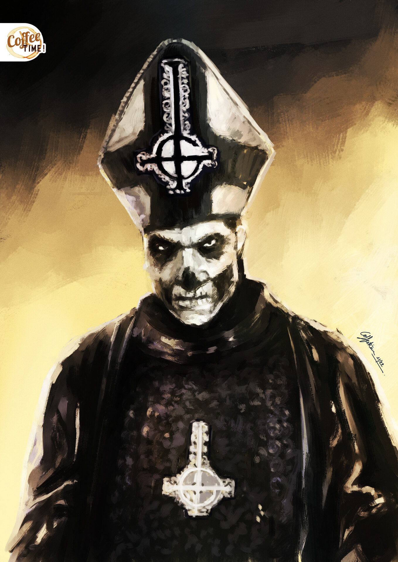 ArtStation - Ghost - impressionism portrait