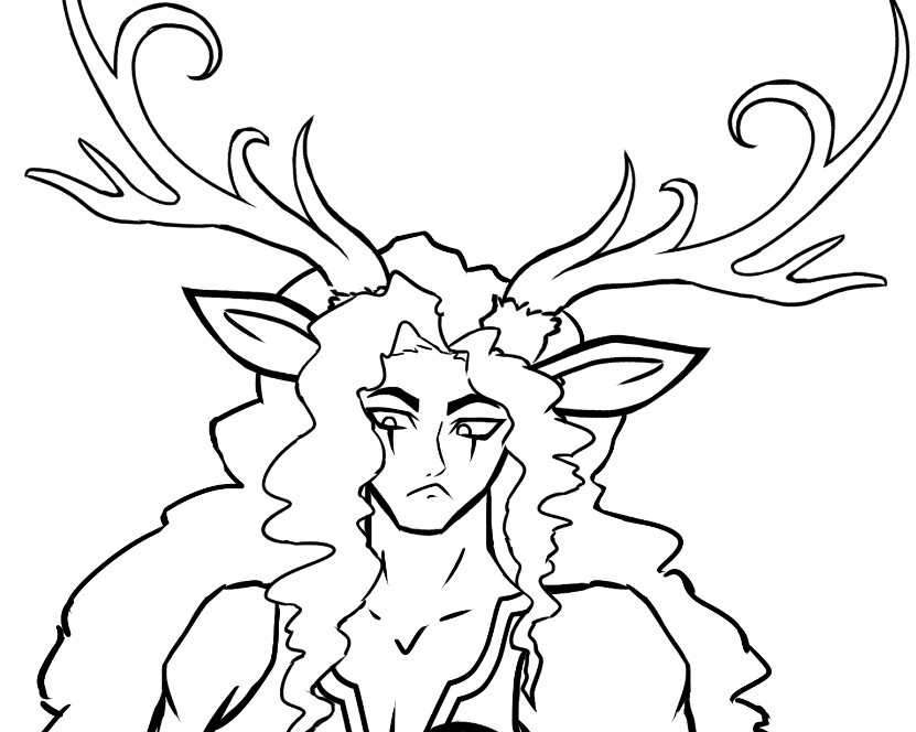 ArtStation - Forest God concept