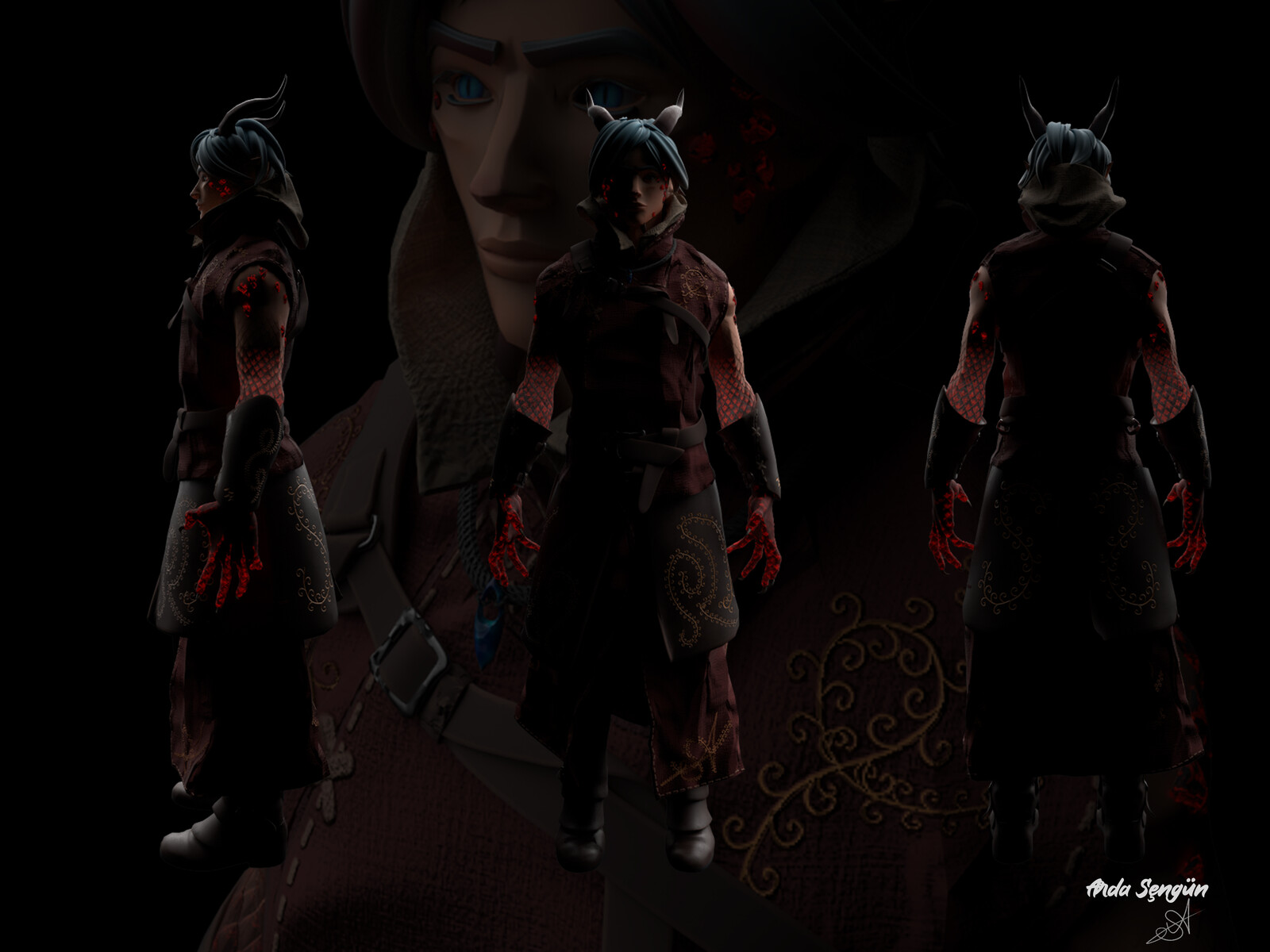 Arda Sengun - Half Dragonborn - Arengan