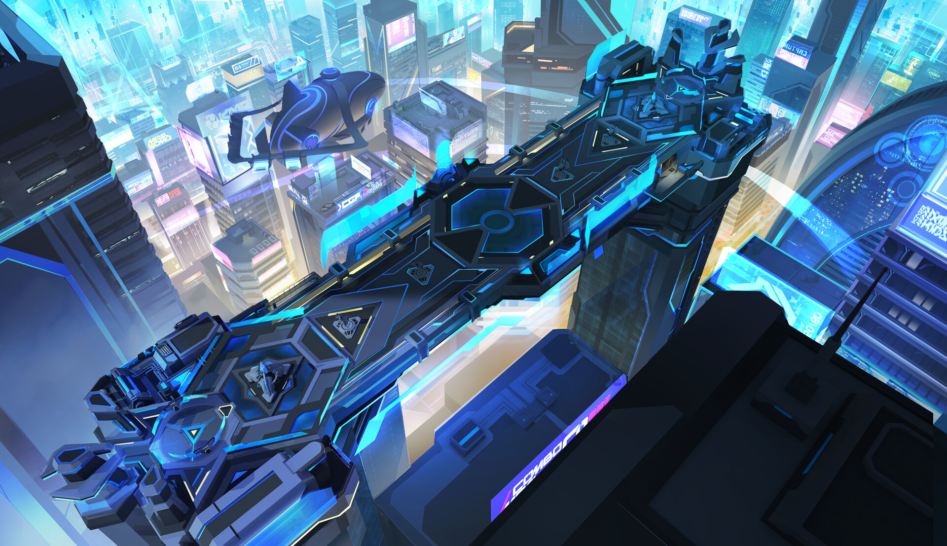 ArtStation - Cyber city 3