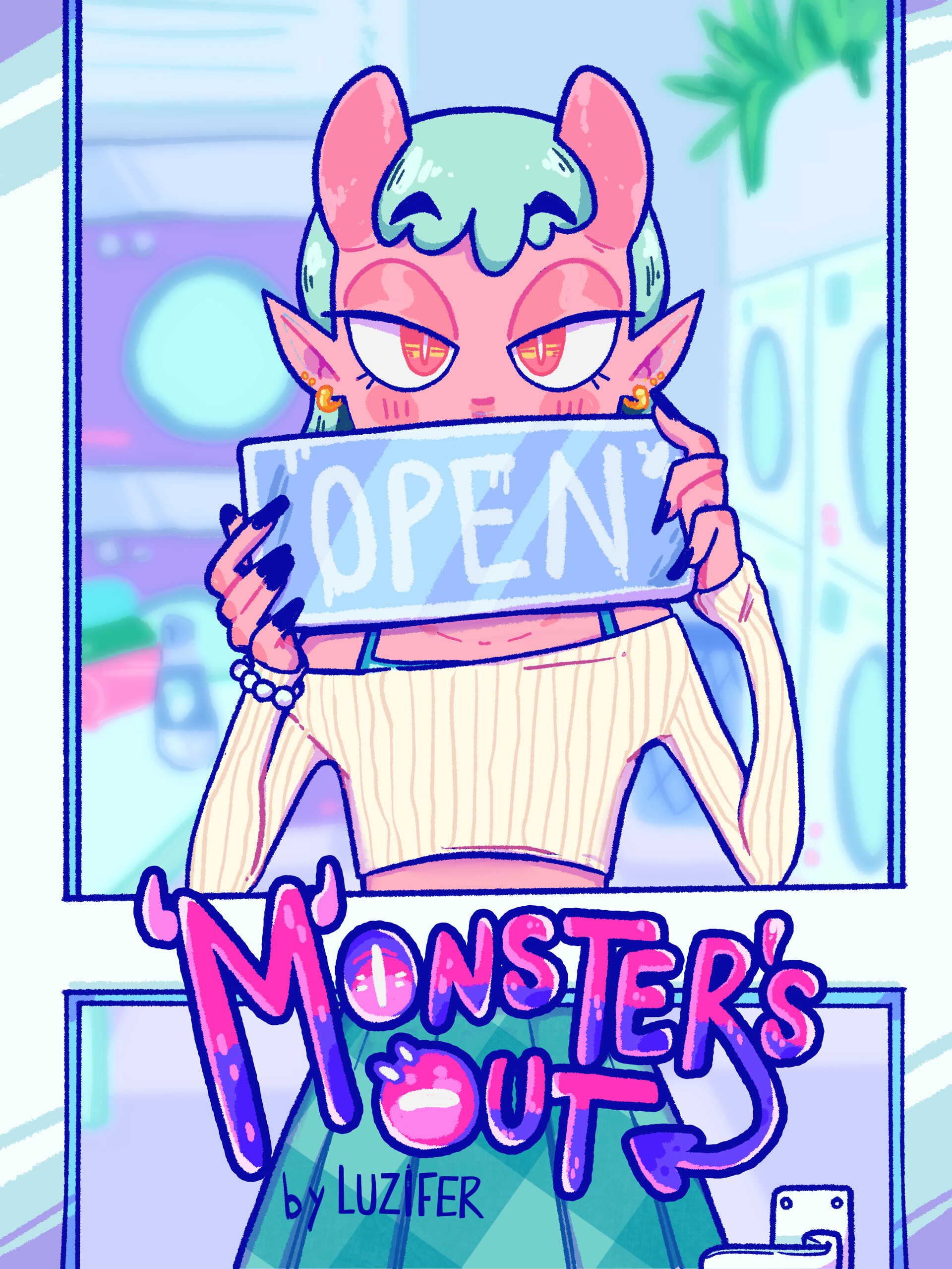 ArtStation - Monster's Out Cover Art