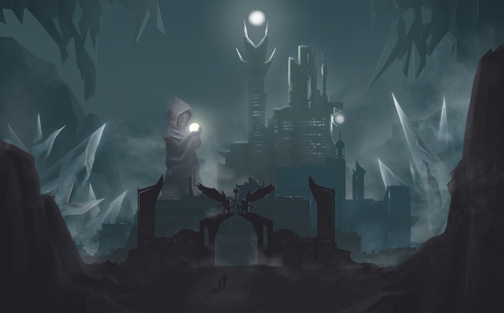 ArtStation - World building concept art