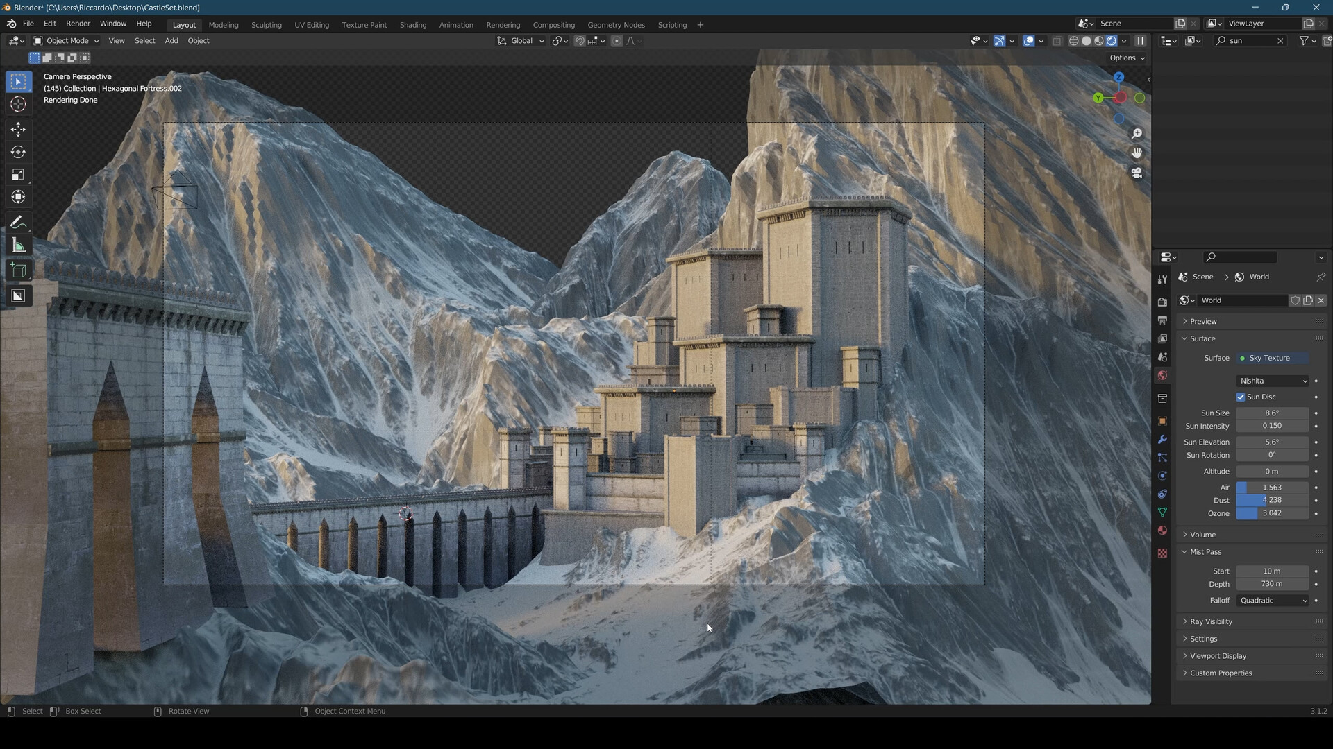 Wingfox workshop - Creating Fantasy Environments in Blender & Photoshop