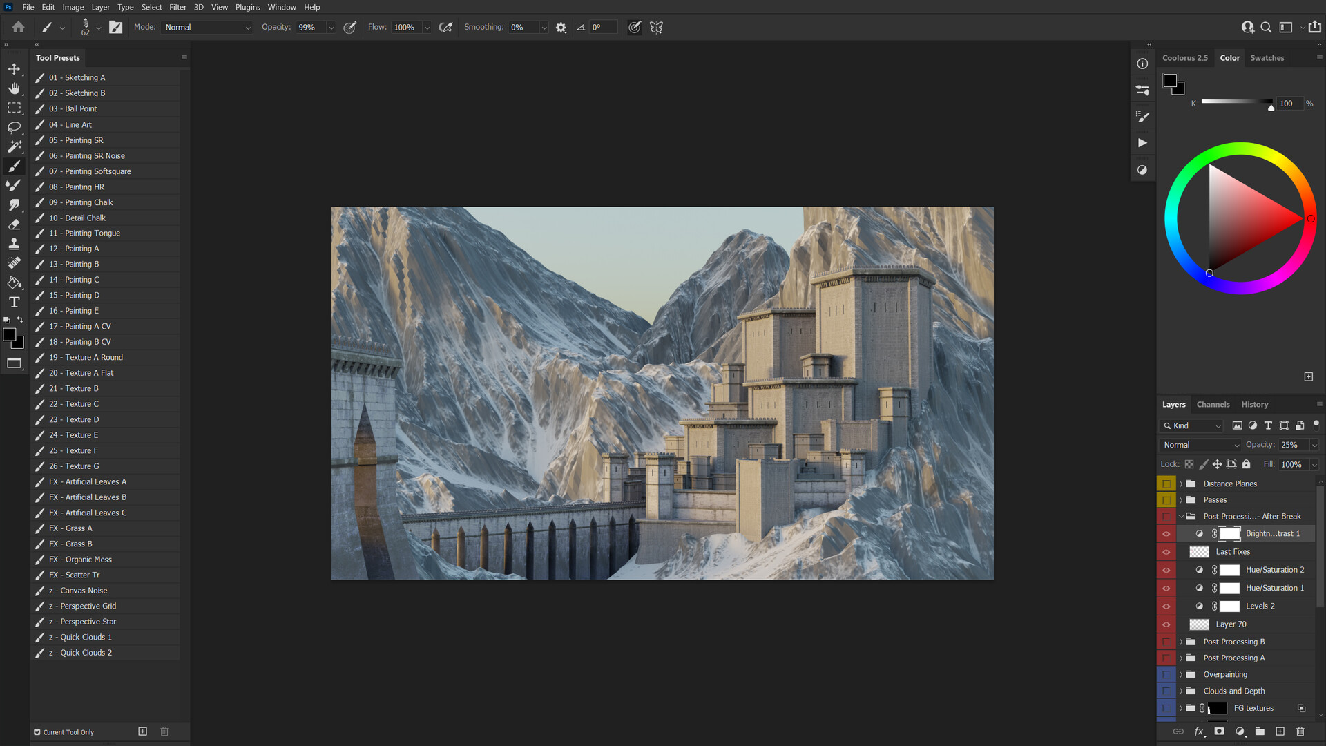 Wingfox workshop - Creating Fantasy Environments in Blender & Photoshop