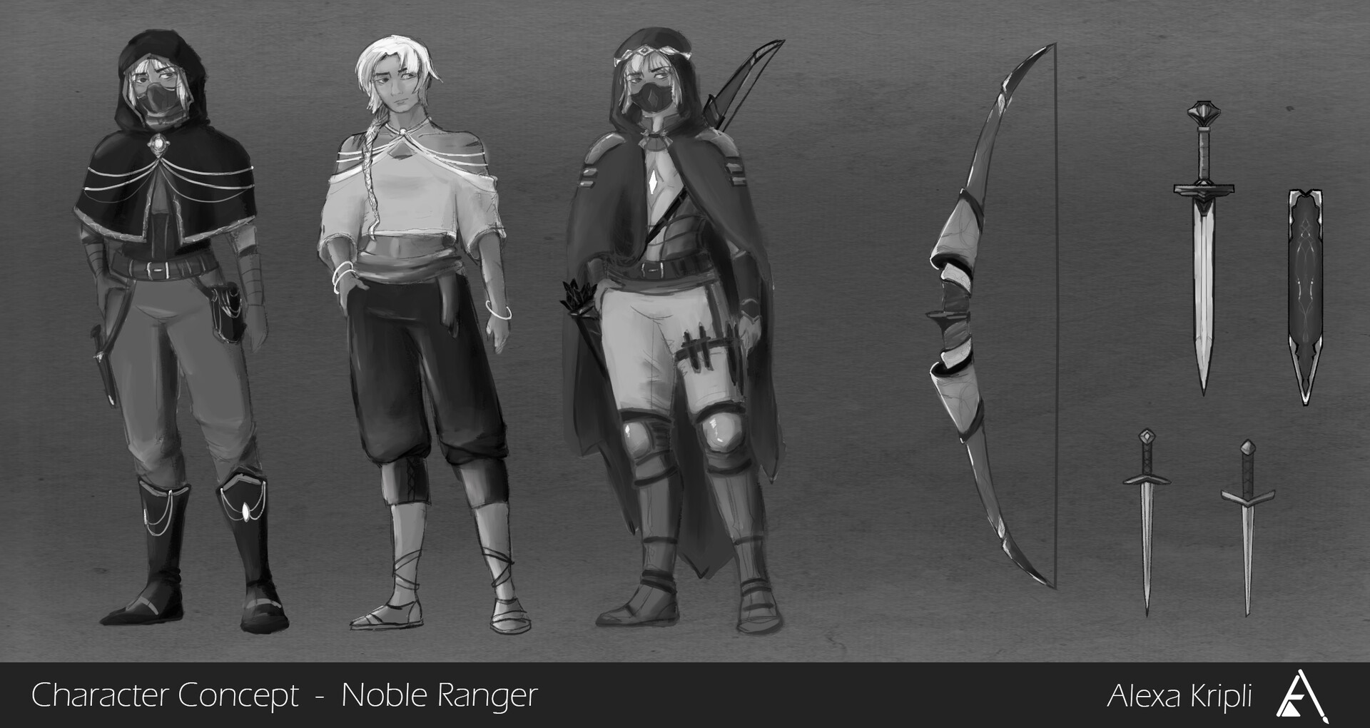 ArtStation - Noble Ranger Character Concept