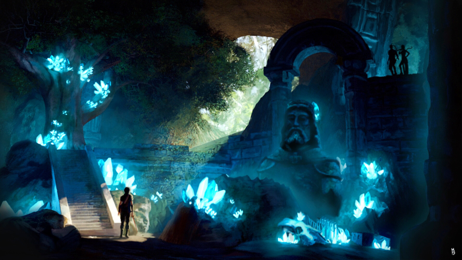 ArtStation - Environment Concept - Ancient Crystal Temple