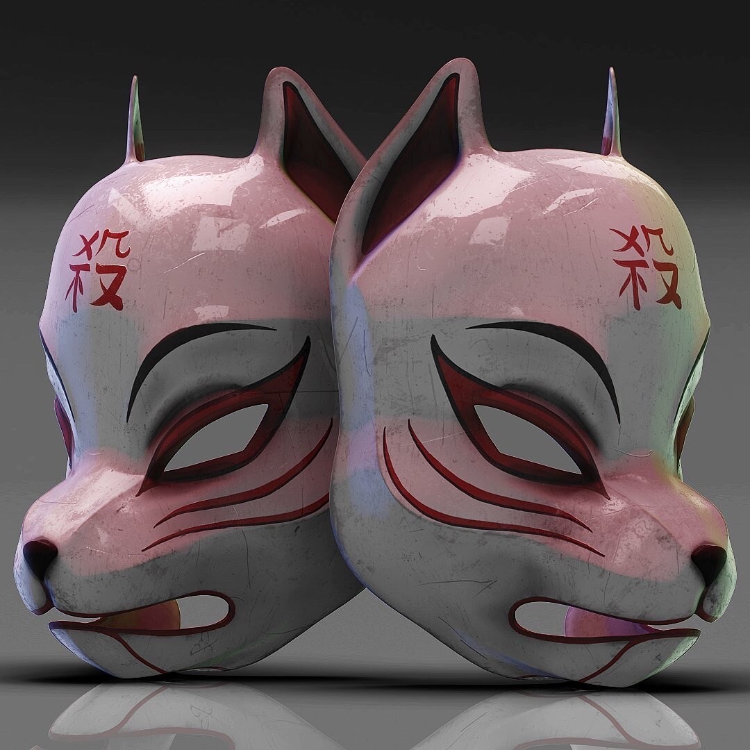 ArtStation - Kitsune Mask
