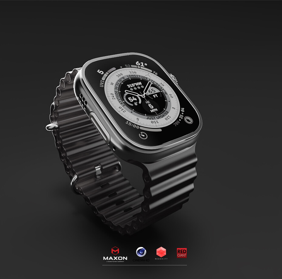 ArtStation - Apple Ultra iWatch Personal Project / Product Renders ...