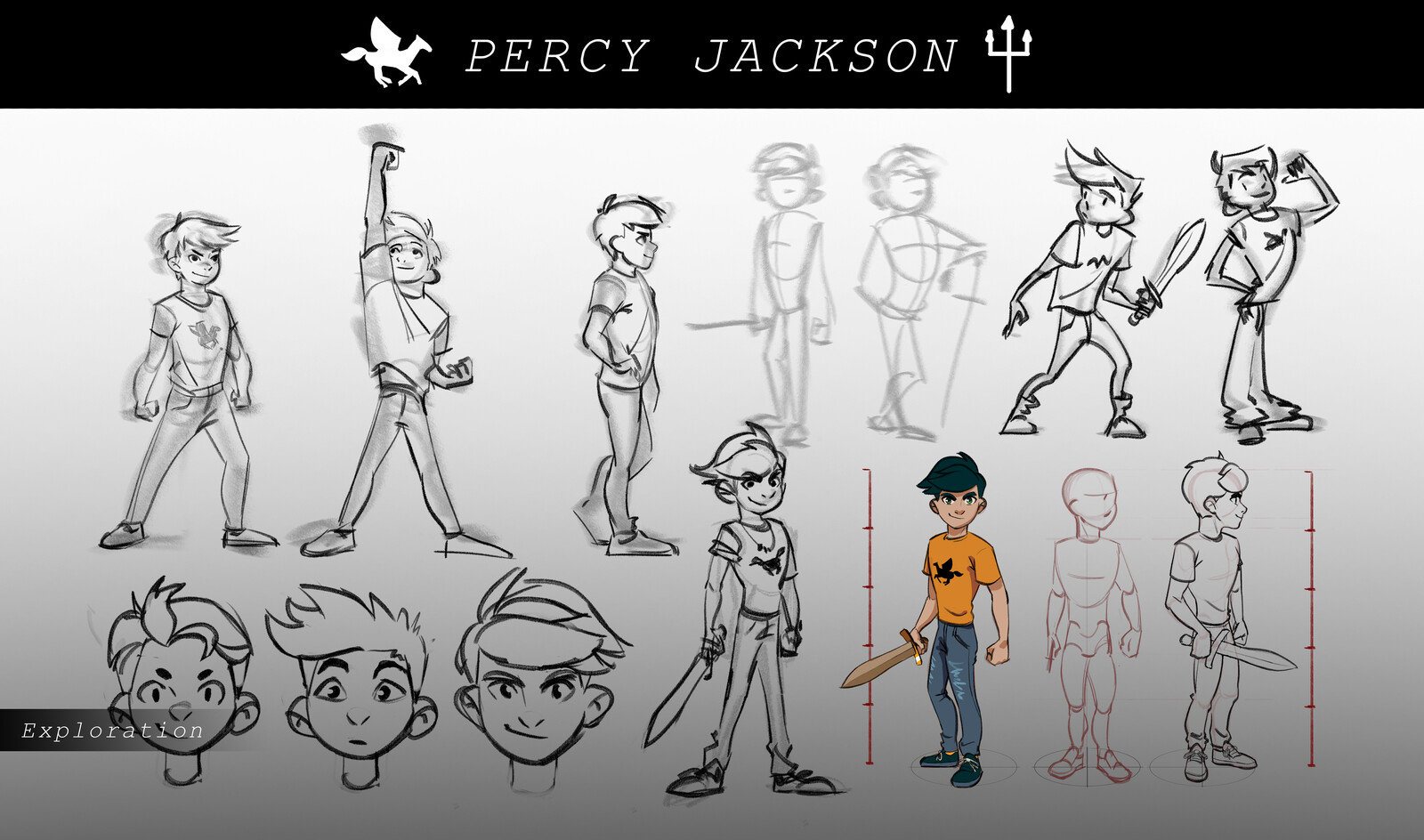 Daniel Giles - Percy Jackson Character Design