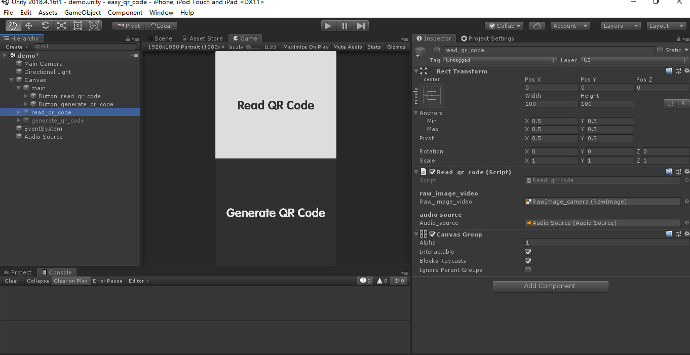 Easy Game Studio - Unity Tool - Easy QR Code - Downloadable