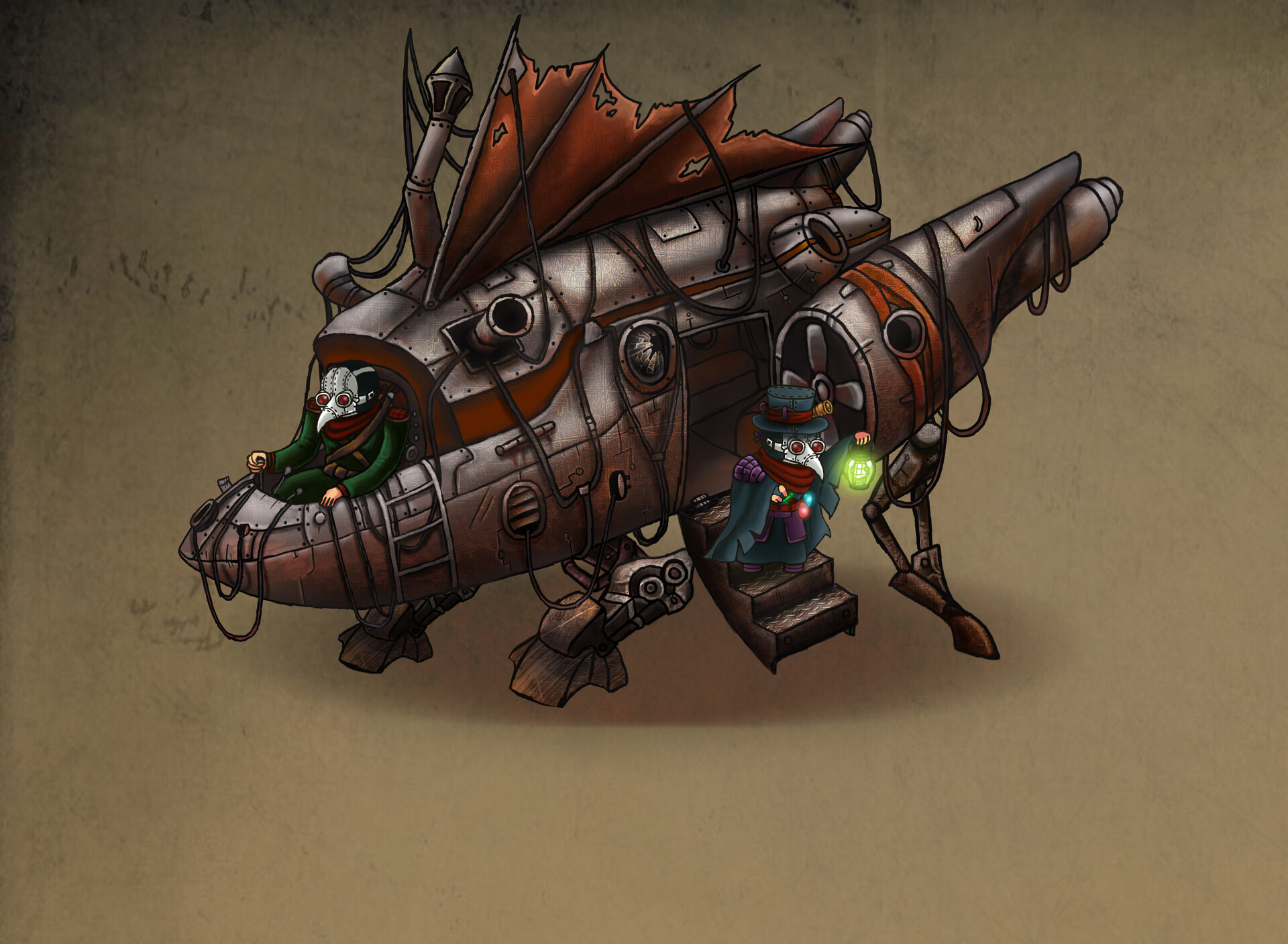 ArtStation - Metal Bird - 2d Game artwork design (2016)