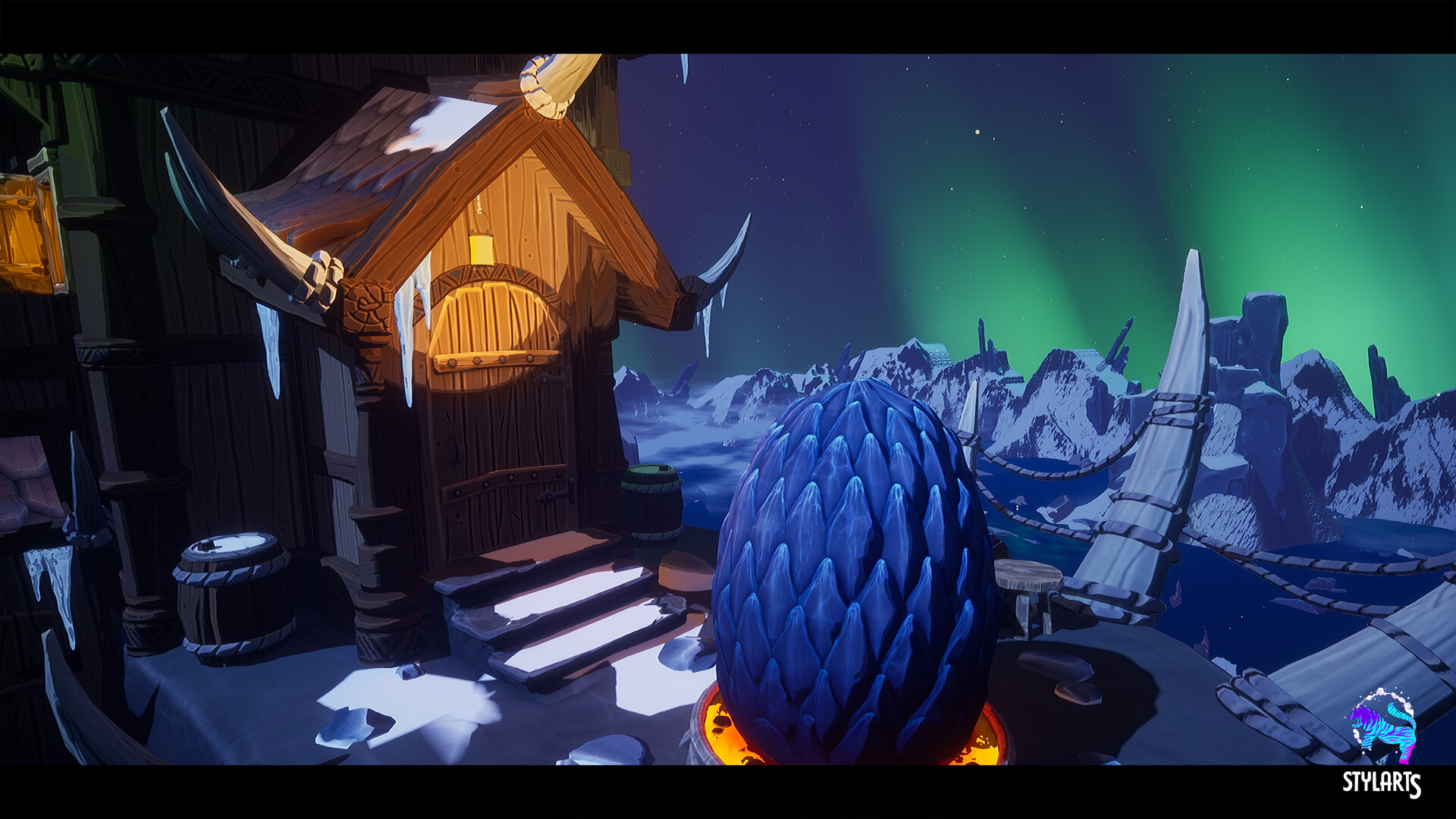 StylArts - Stylized Ice Dragon Village - UE5