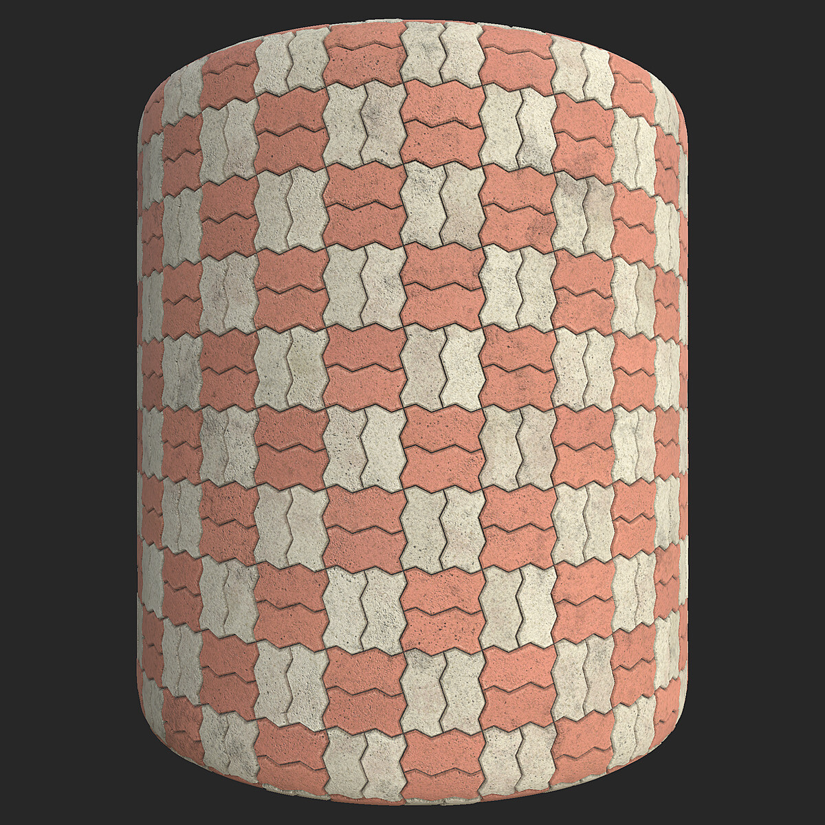 TextureCan - Zigzag Unipaver Blocks in Basketweave with Alternating ...