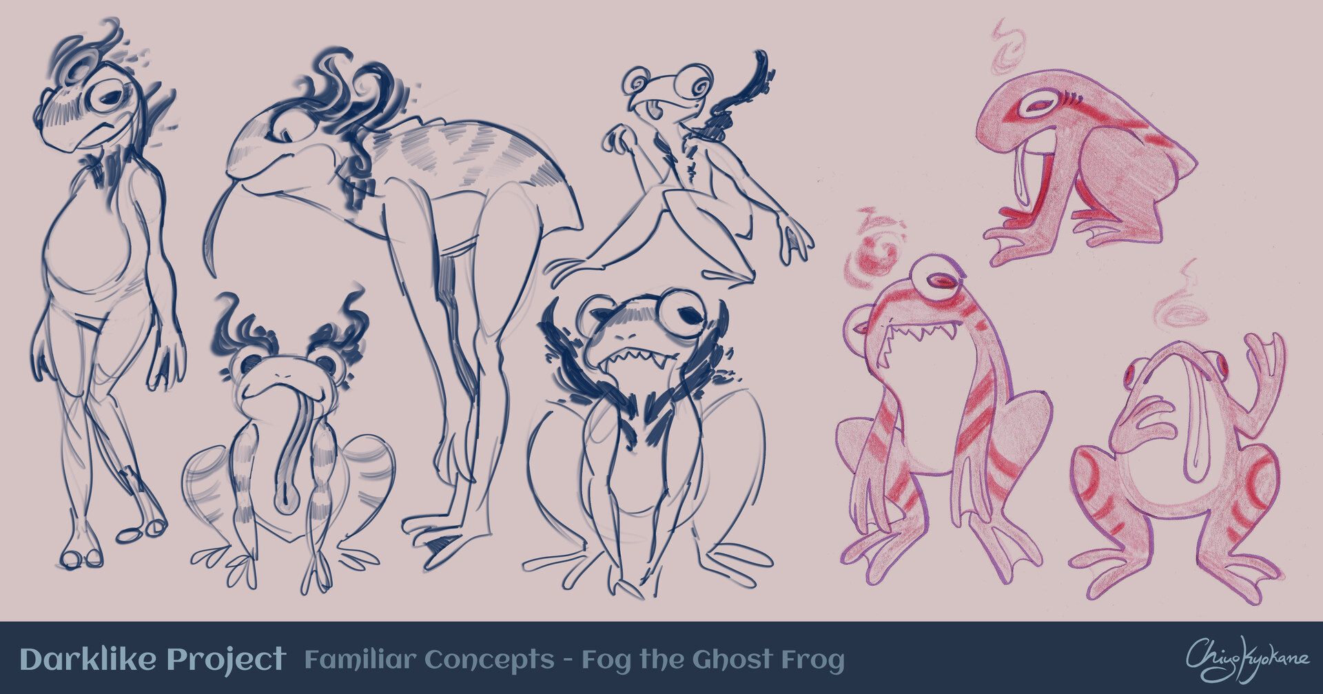 ghost frog drawing