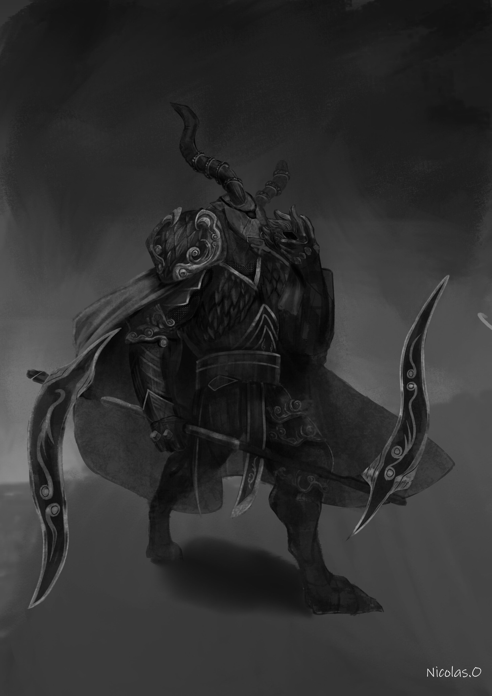 ArtStation - Beast man commission