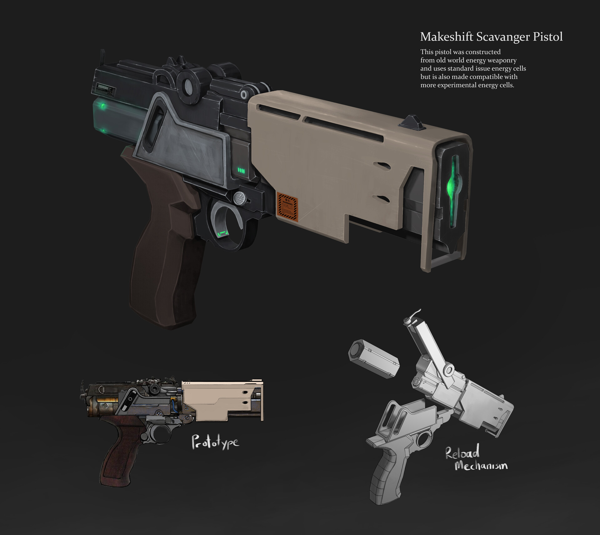 ArtStation - Makeshift Scav Pistol