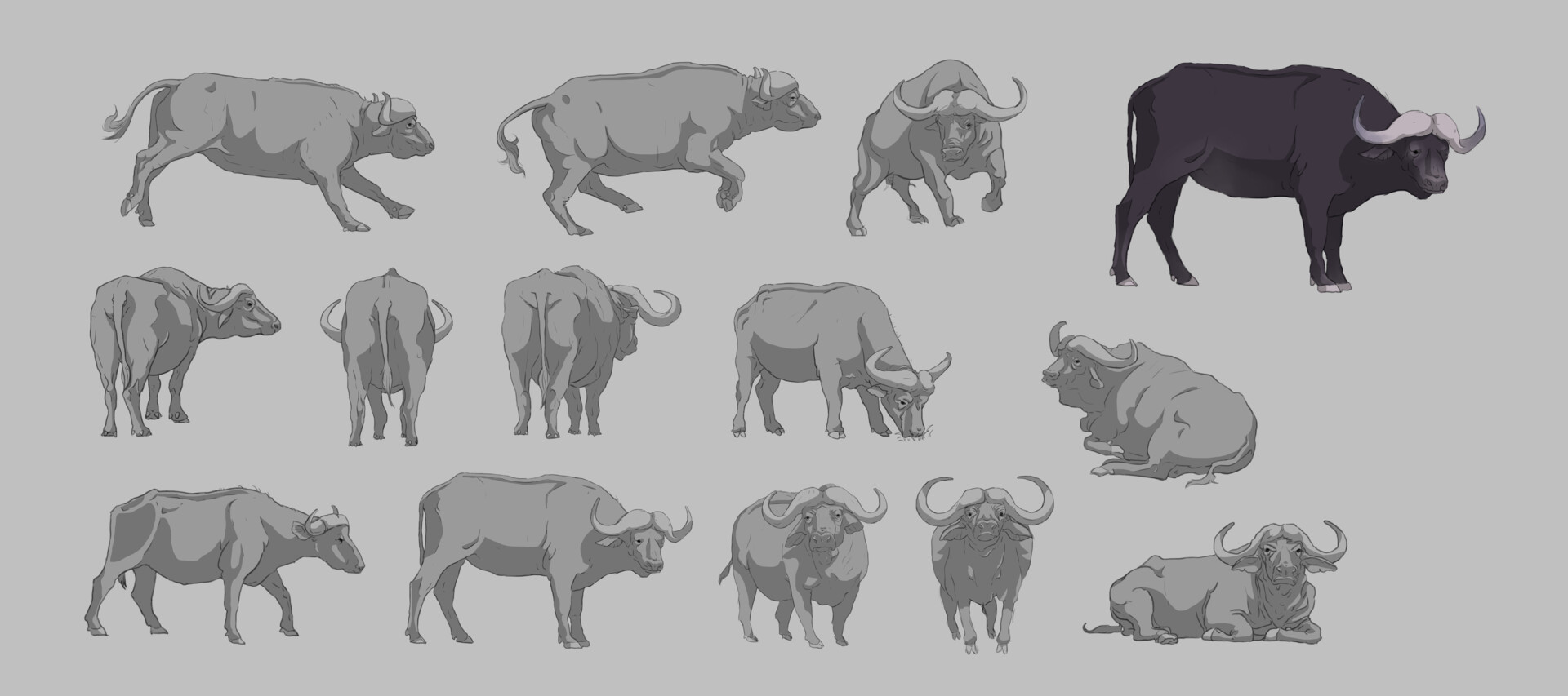 ArtStation - Concept Arts - Animals for Ultimate Games