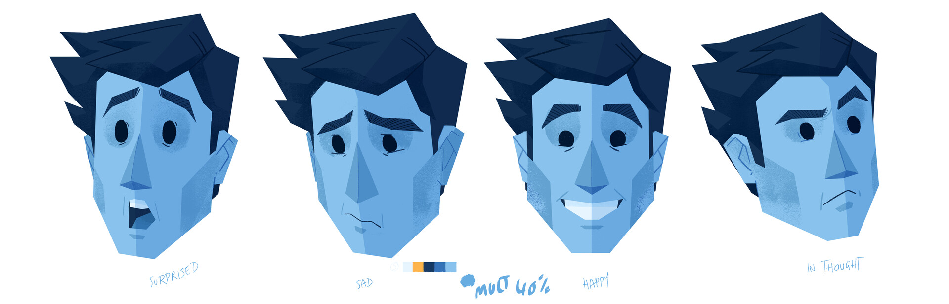 Jamie Hensley-Davies - Hubble Infographic - Enviro + Character illustration