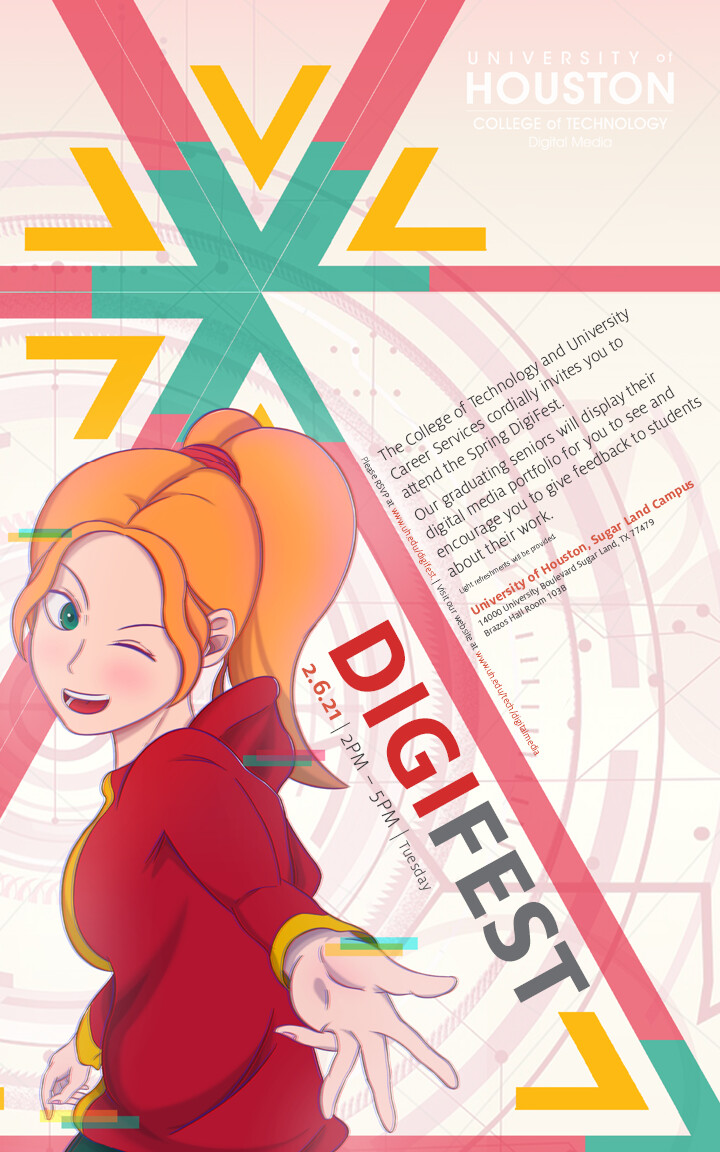 Simon Wang - DigiFest Stationary Item Designs