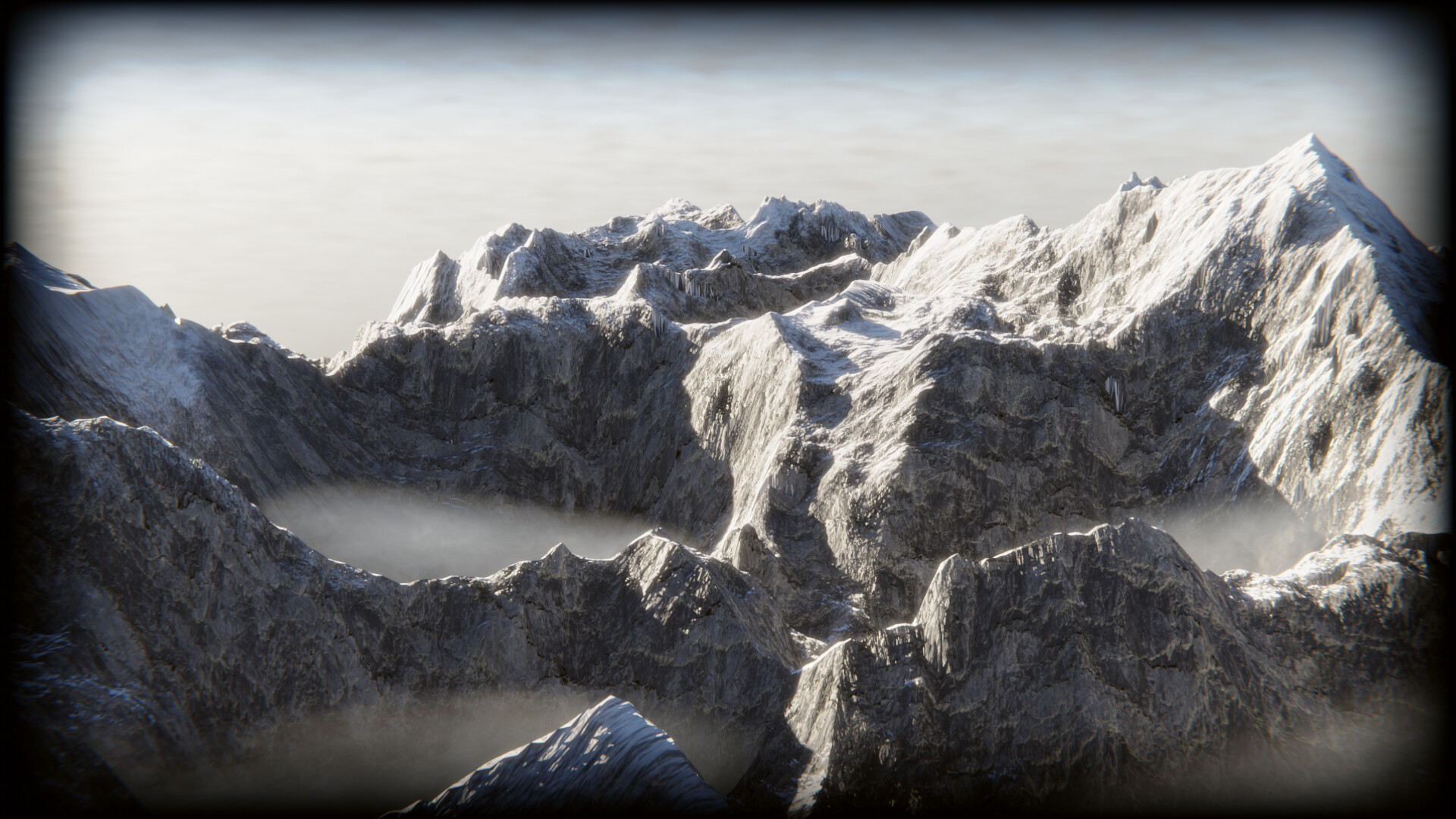 ArtStation - Snowy Mountains
