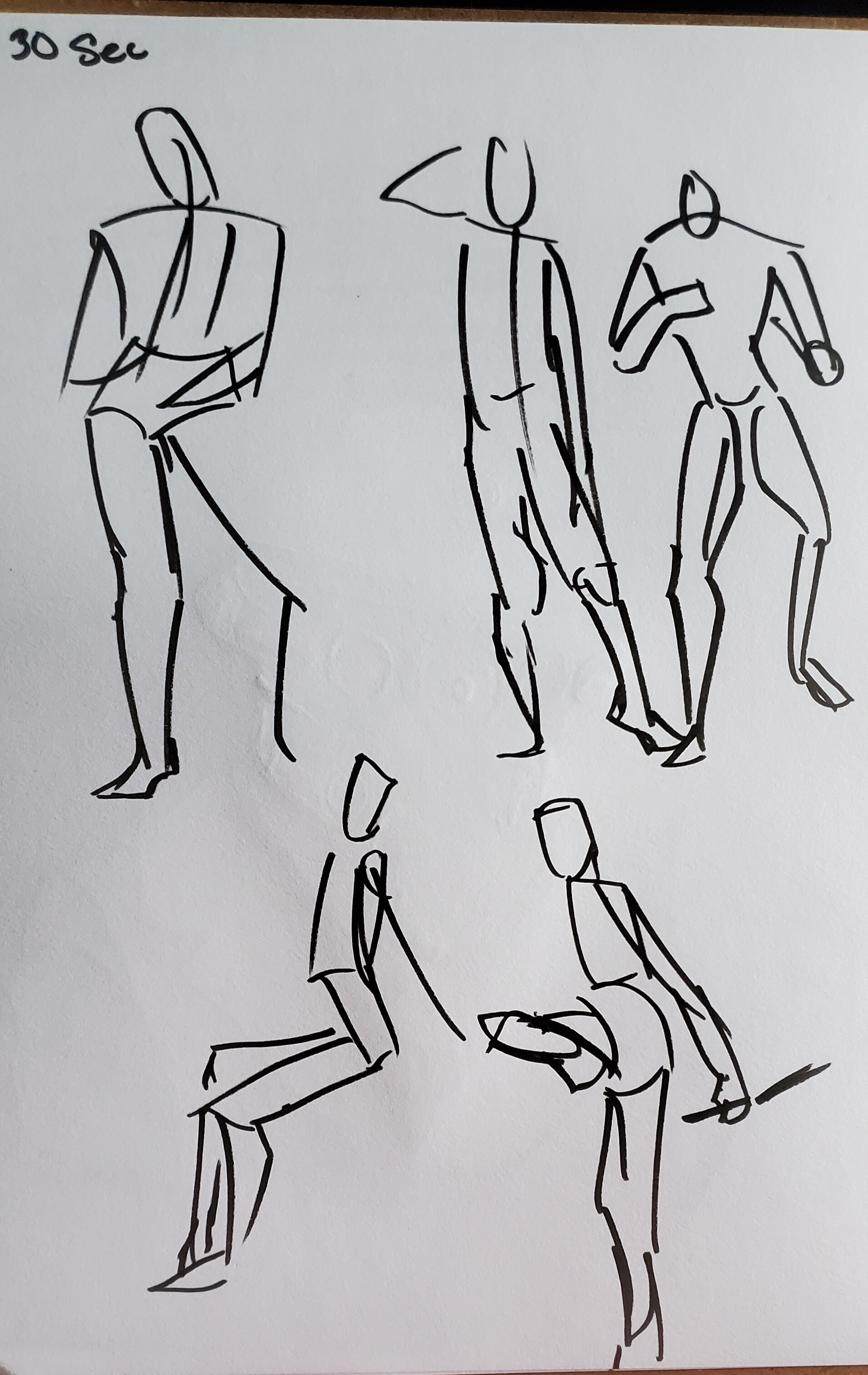 ArtStation - Timed figure studies in Ink