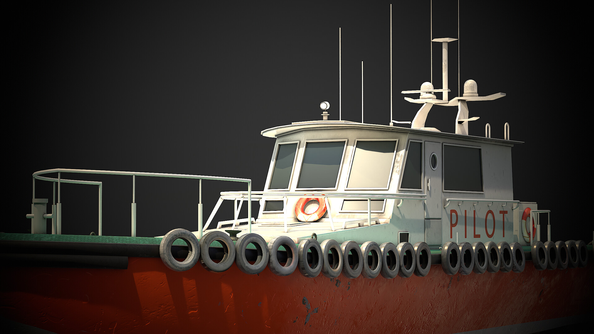 ArtStation - Old Pilot Boat