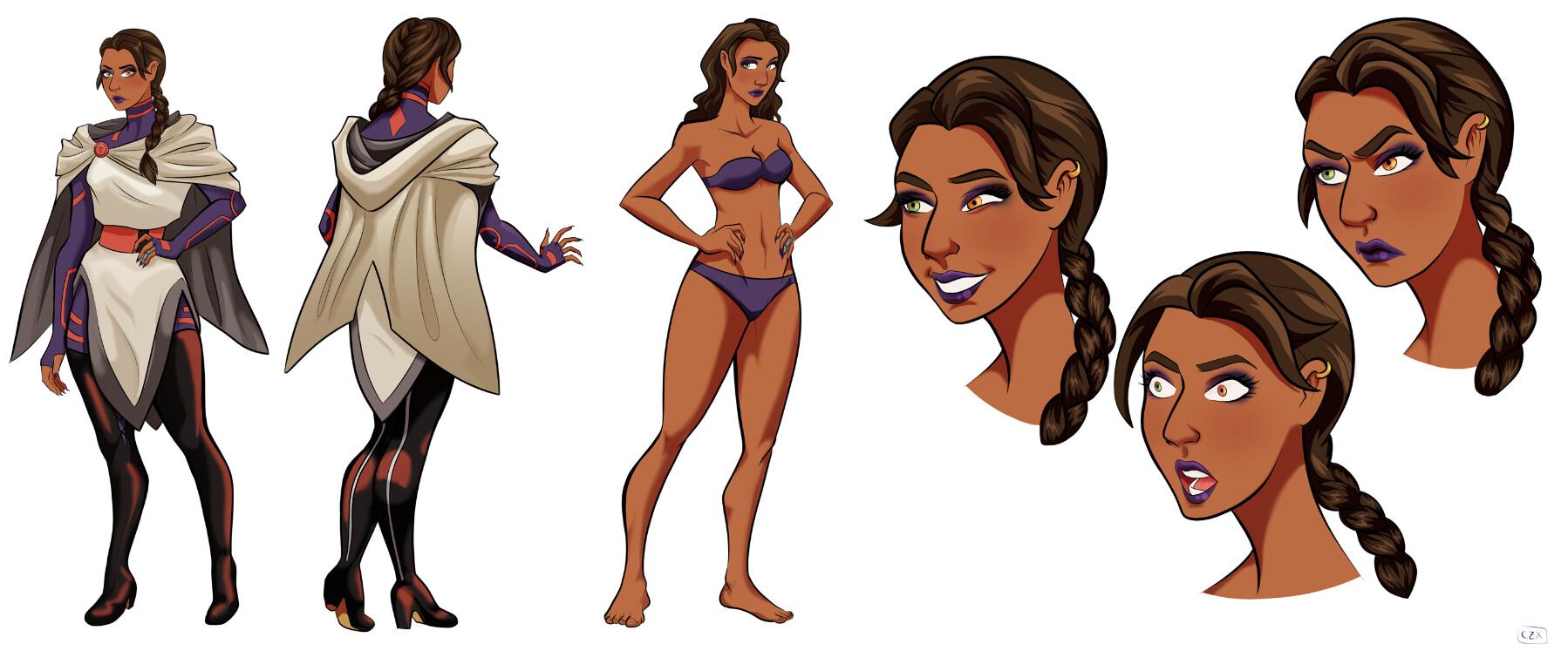 ArtStation - Character Designs for Webtoon Project