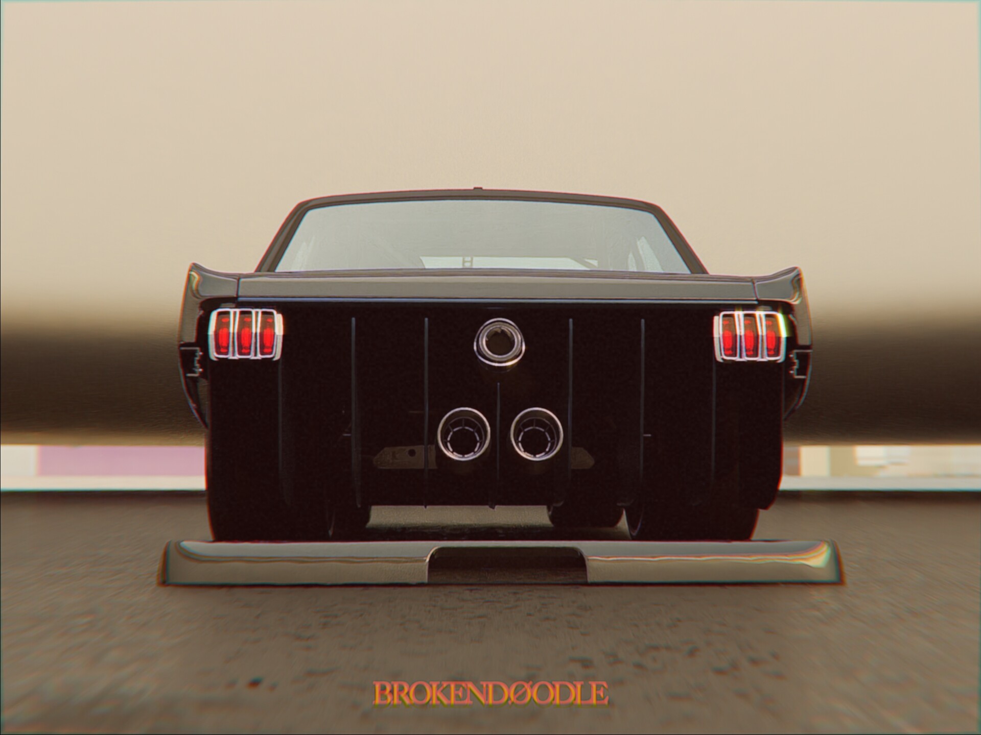 Broken Doodle - SM Ford Mustang