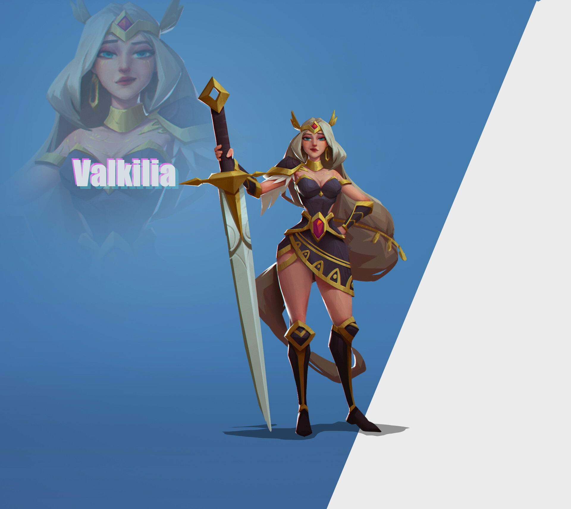 ArtStation - 女武神（激情摸鱼5h）