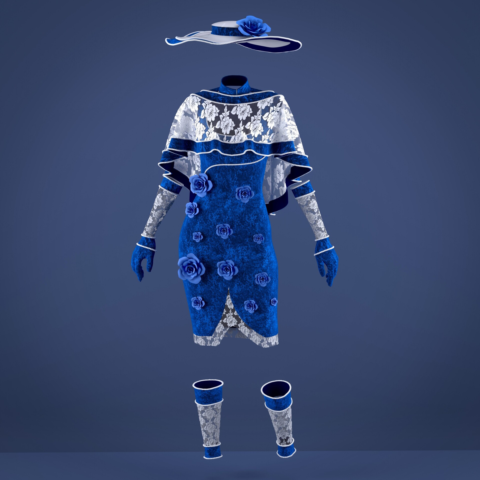 ArtStation - Fantastic vintage Clothes design