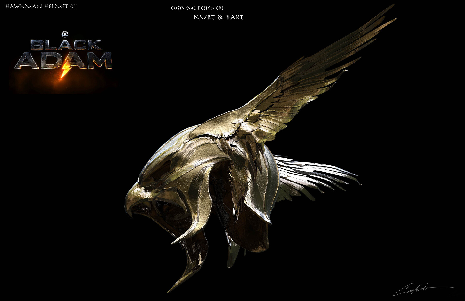 Constantine Sekeris - Black Adam Hawkman helmet