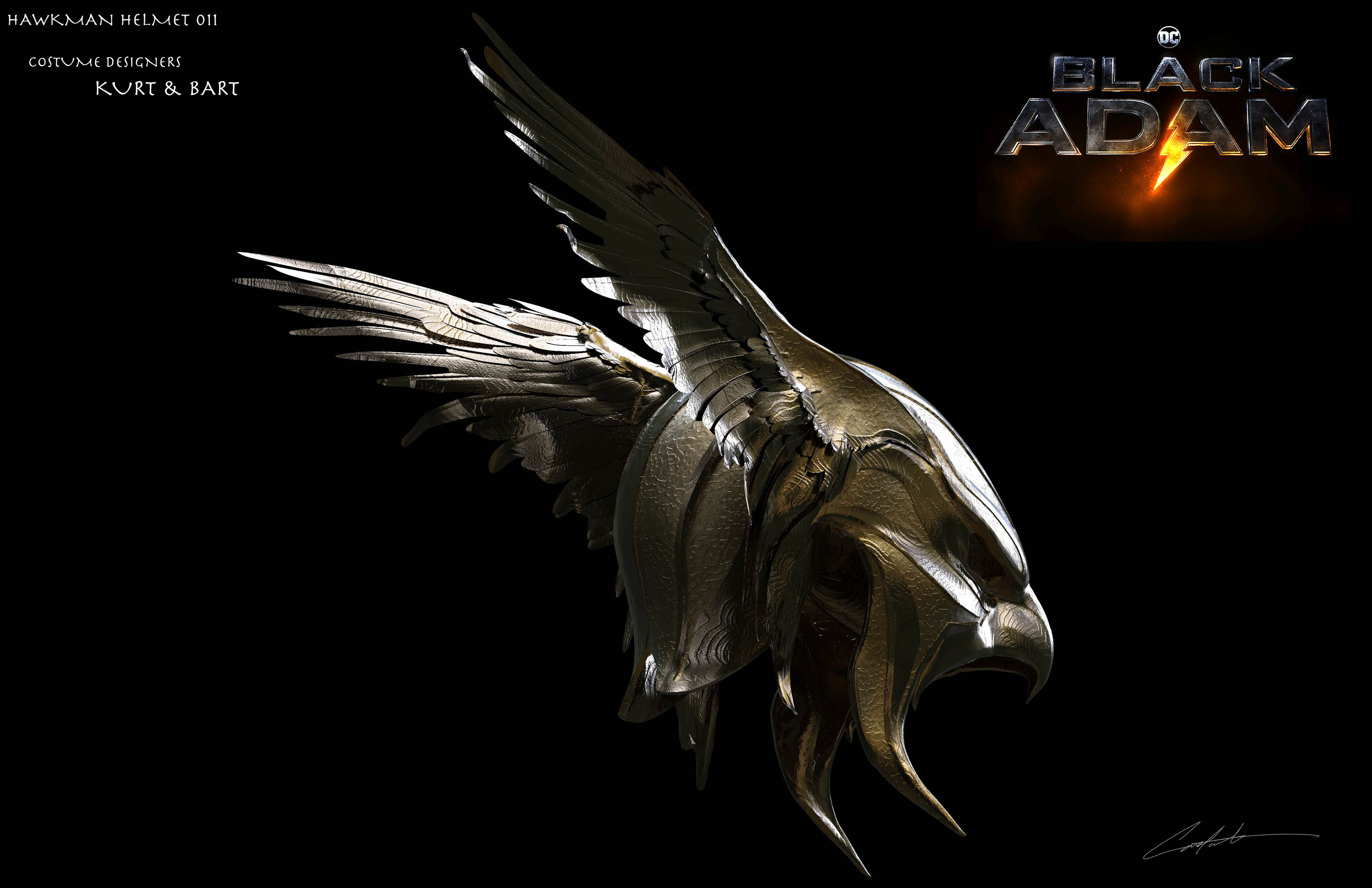 Constantine Sekeris - Black Adam Hawkman helmet