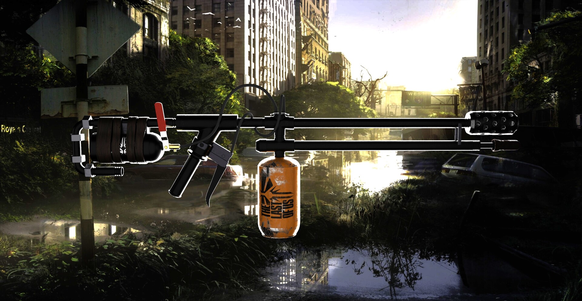 ArtStation - Flamethrower 3D Model and Texturing.. inspired from The ...