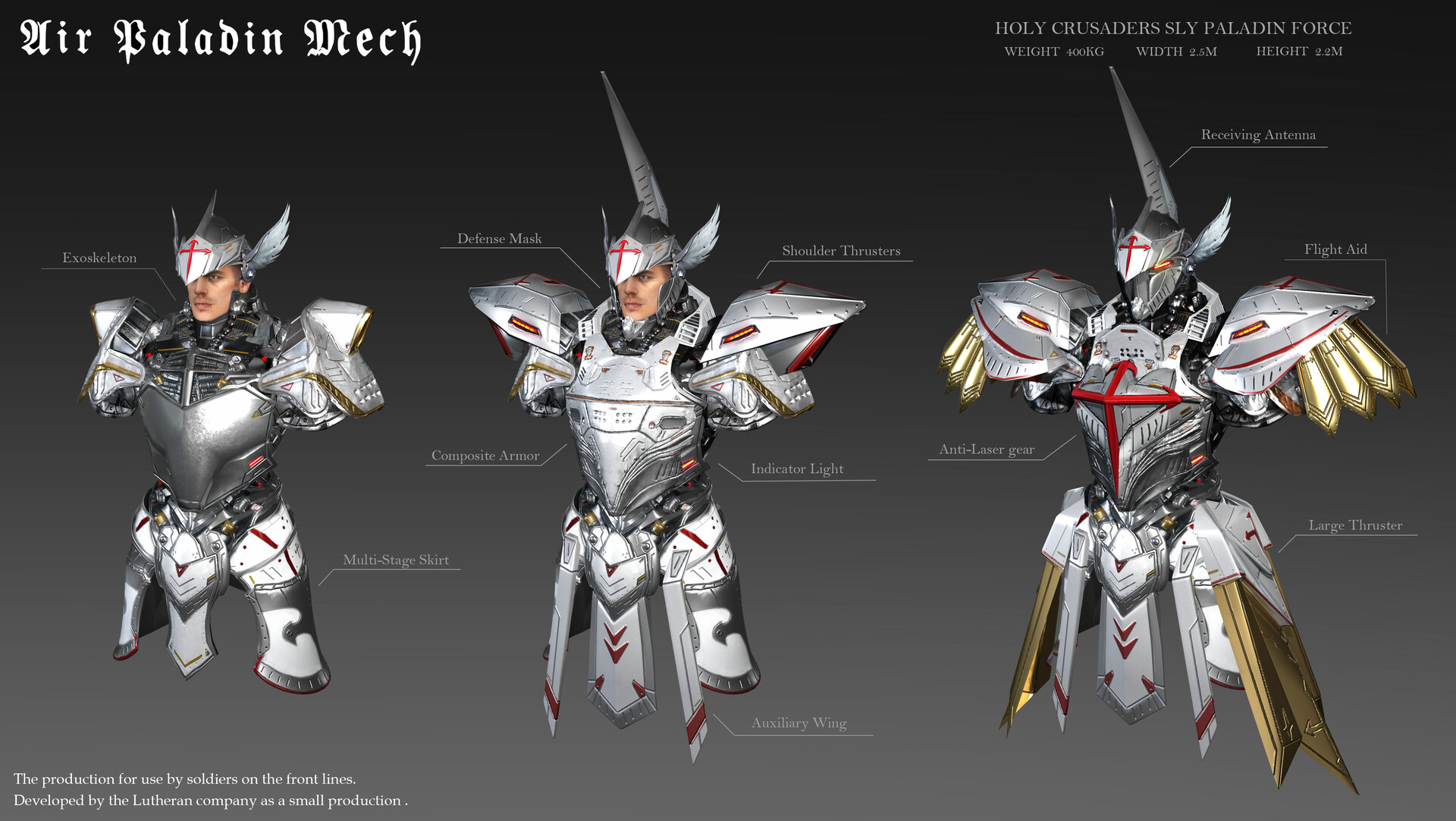 Airmech Steampunk Paladin