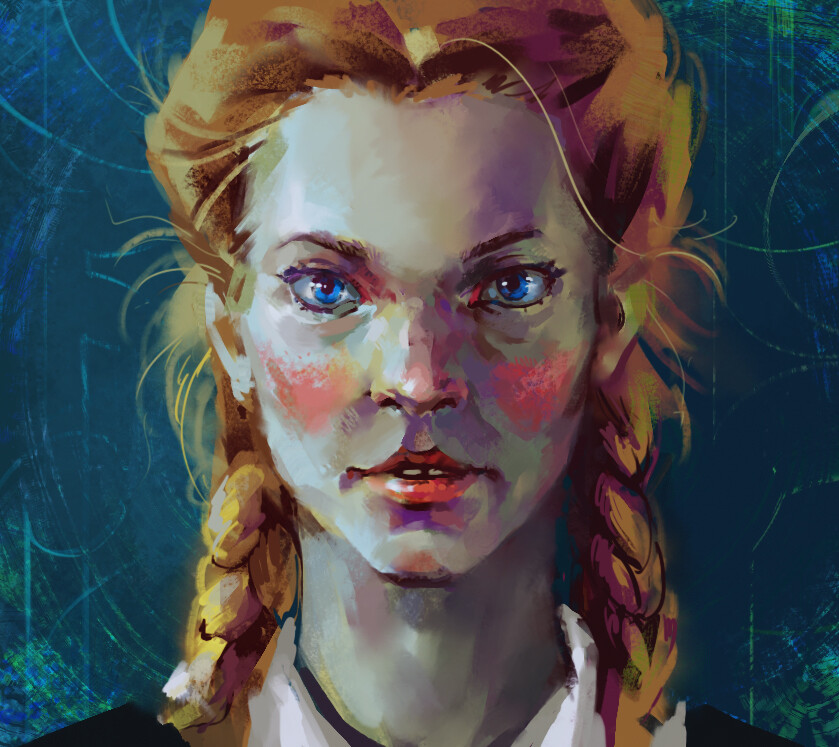 ArtStation - Portrait of an unknown girl