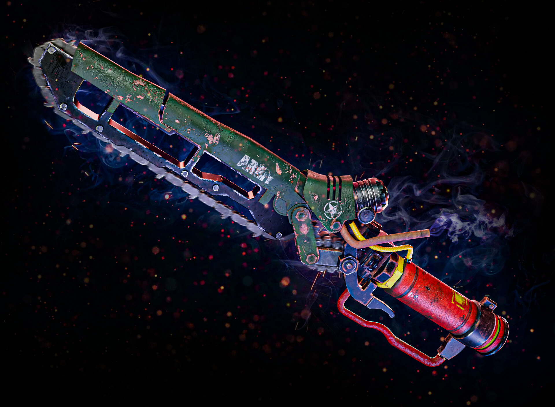 ArtStation - Ripper (Fallout 4 Fan-Art)