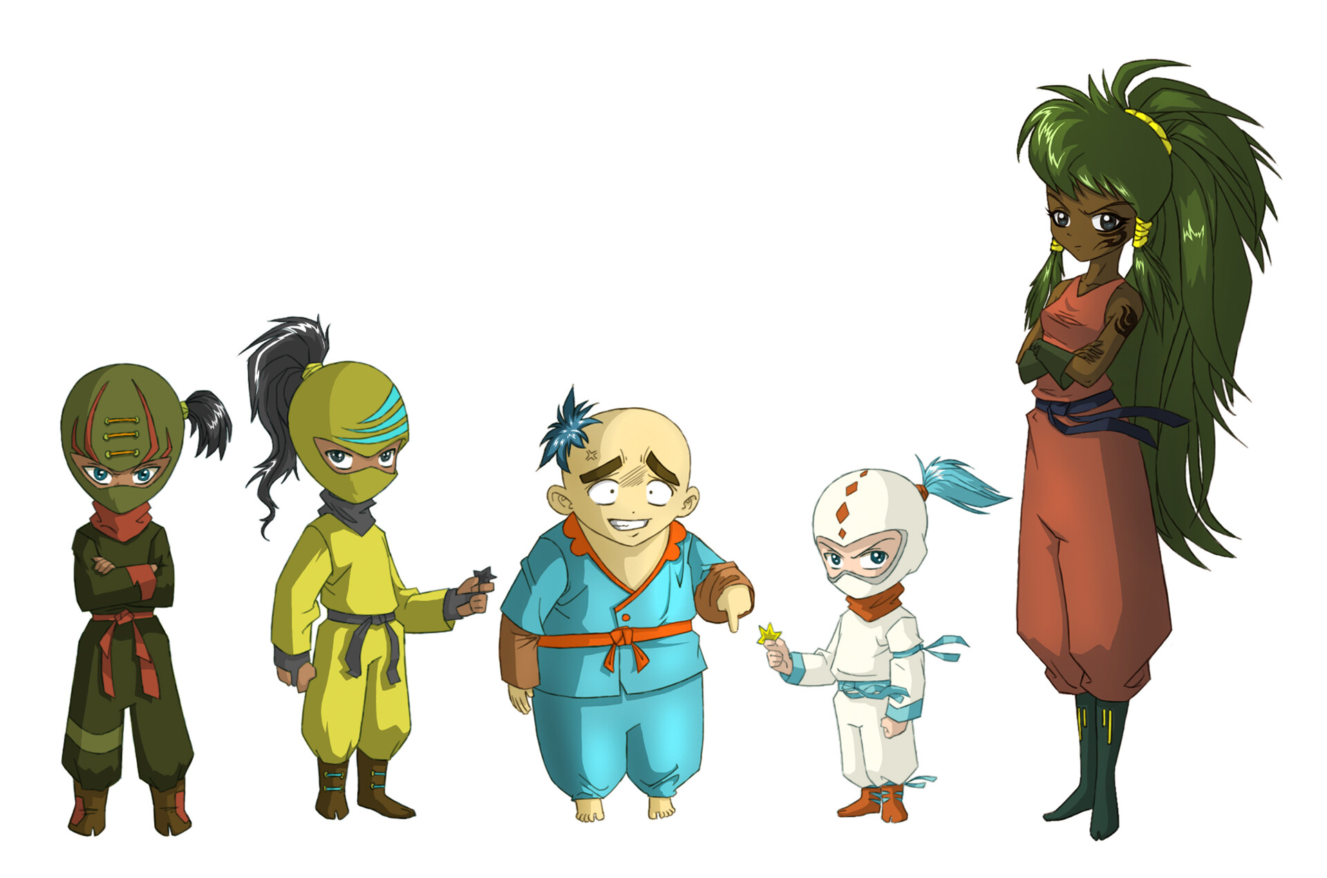 Kapil Naik - Anime Character Designs