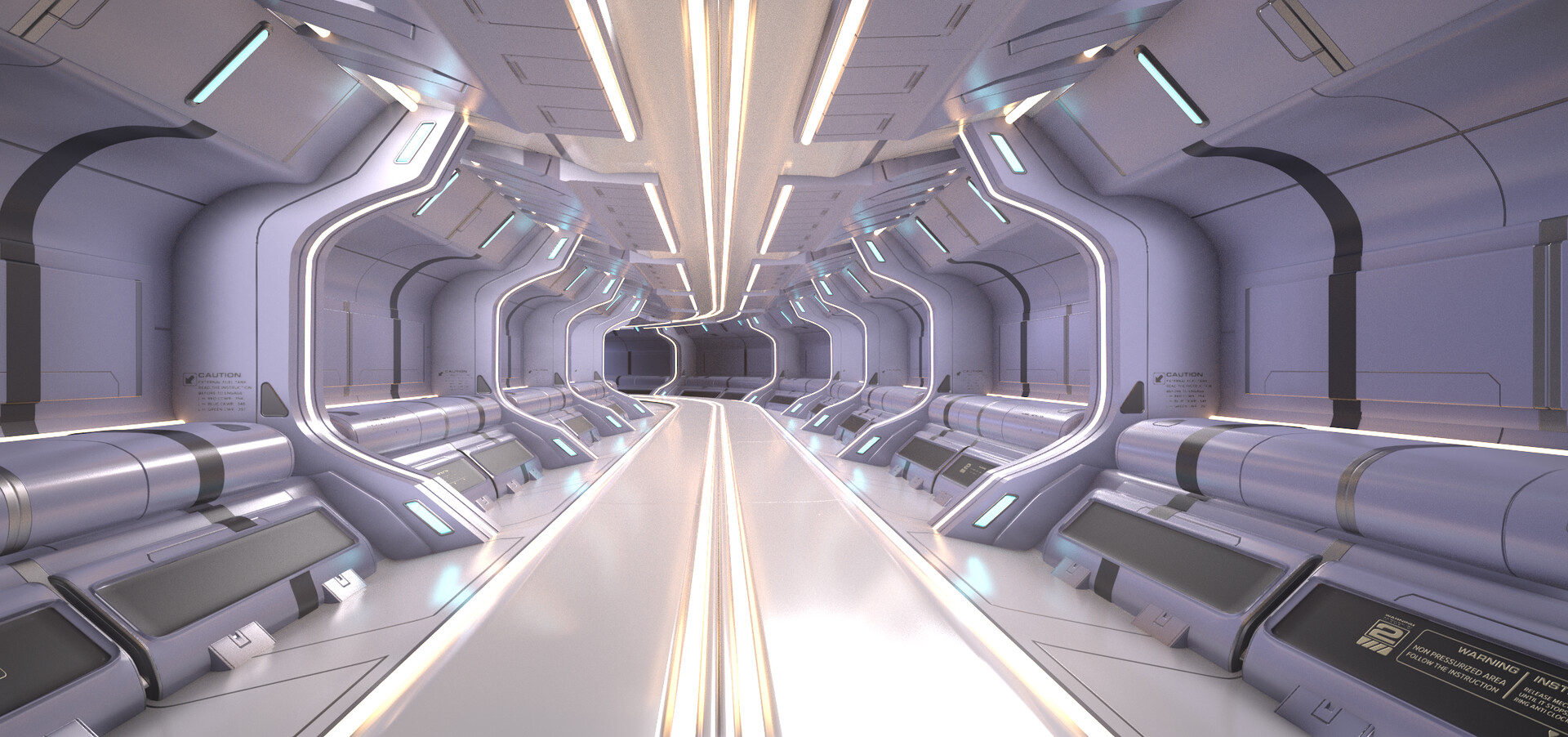 ArtStation - Sci fi tunnel