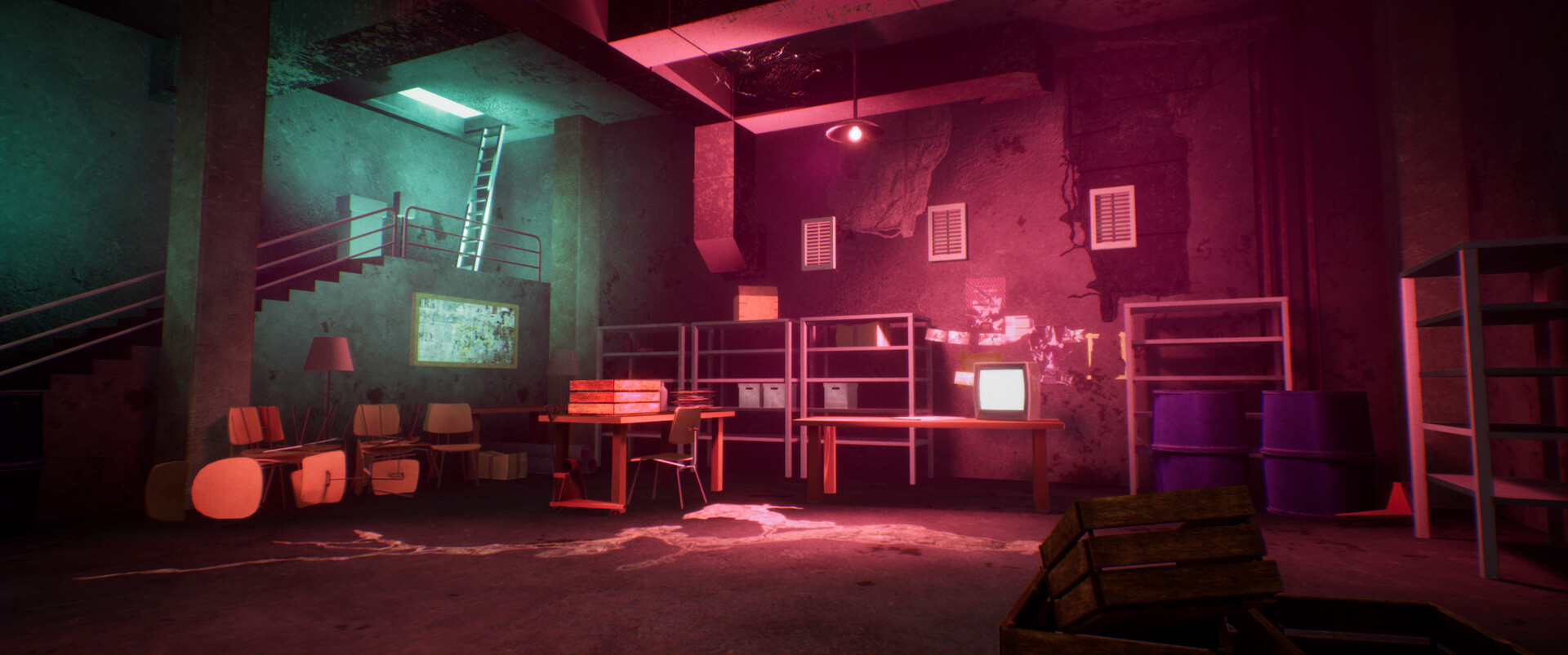 ArtStation - Dark Room (W.I.P)