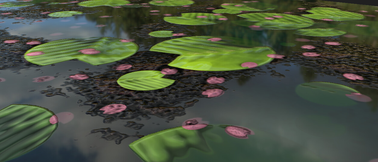 Jesse Bedford - Substance Designer - Muddied Lilypad Pond