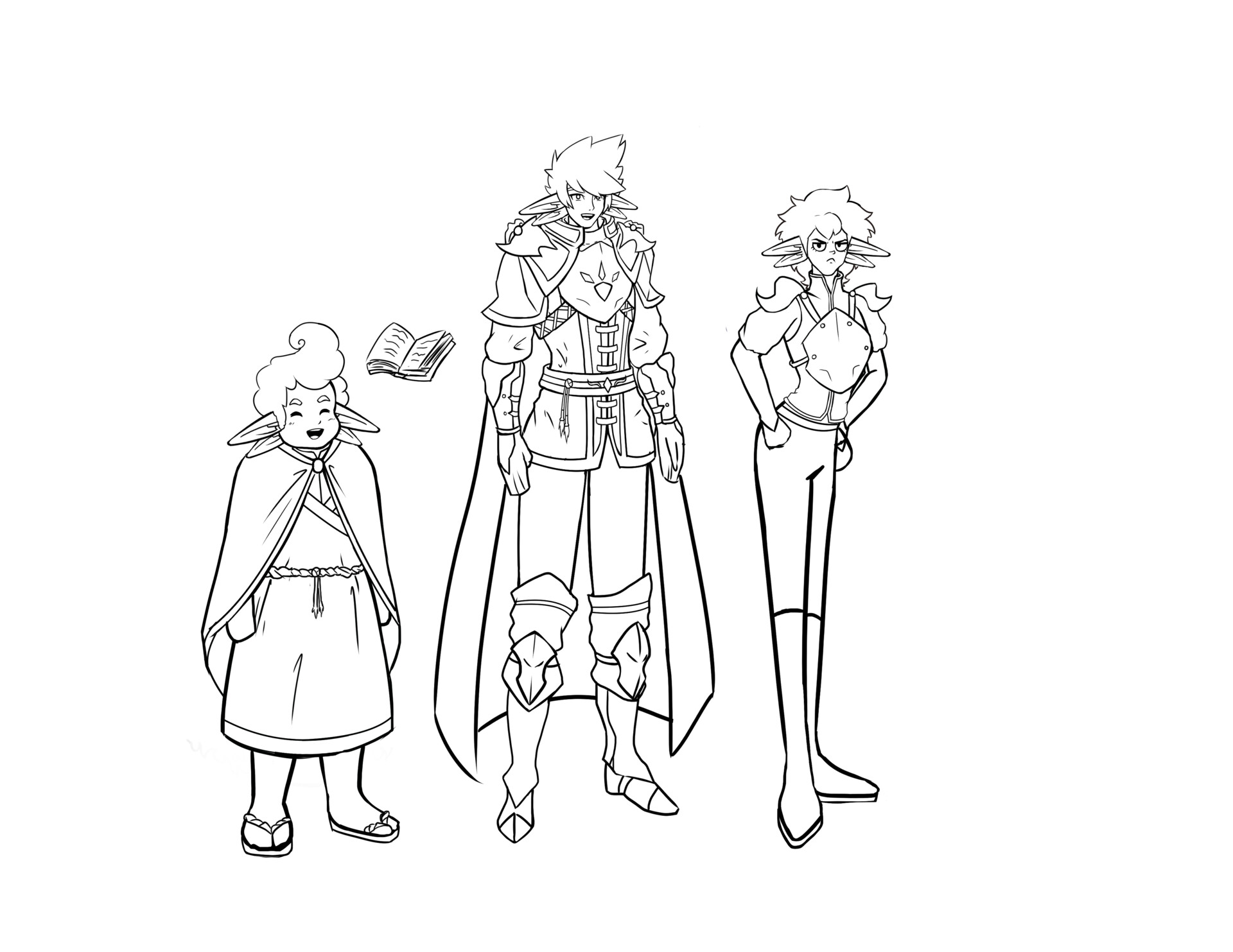 ArtStation - character line up