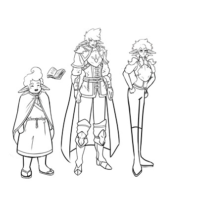 how to draw thicc characters