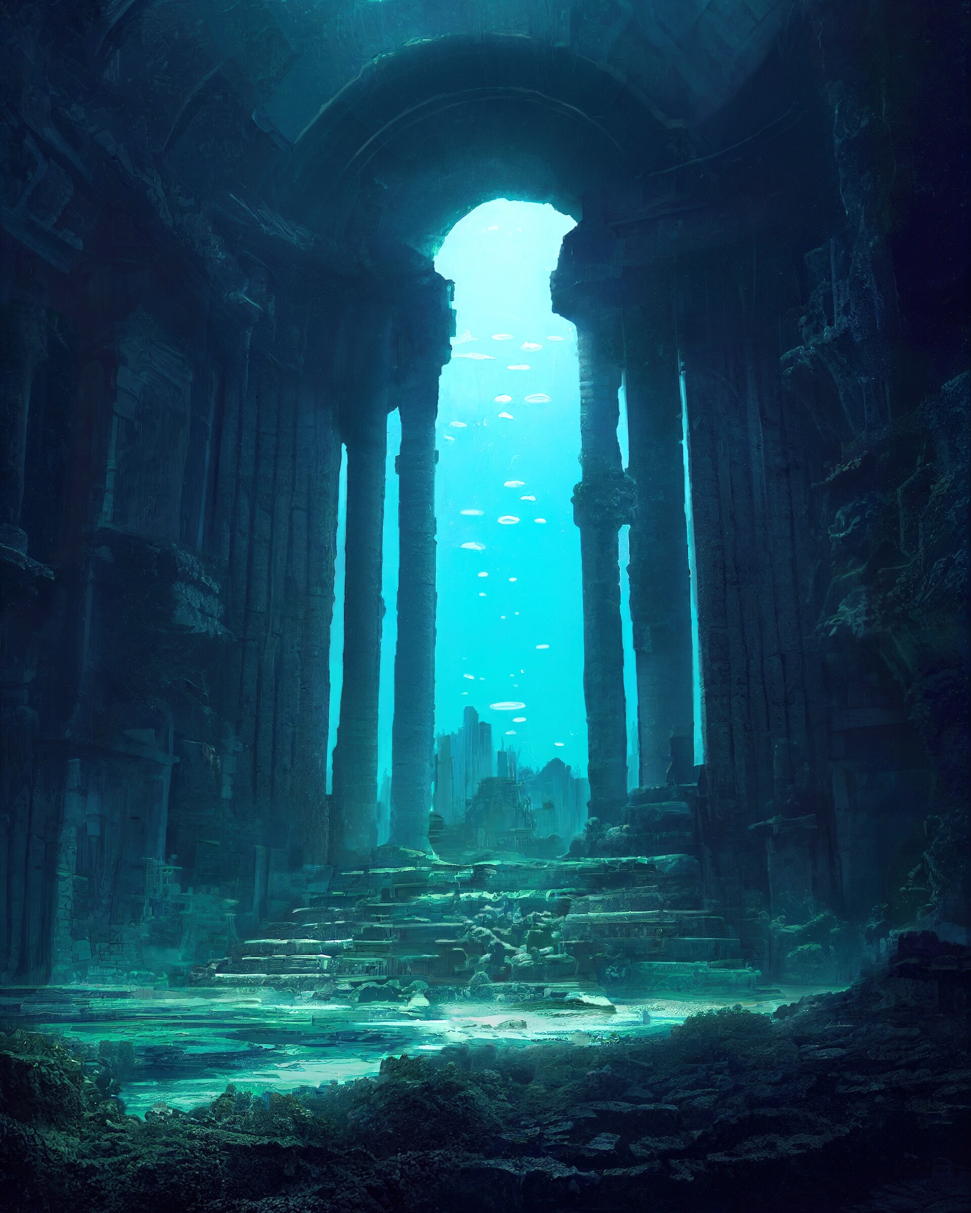 ArtStation - Underwater Auditorium