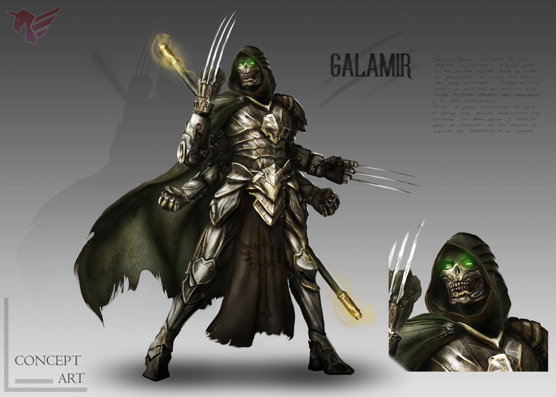 ArtStation - Character Concept Galamir Commission Work