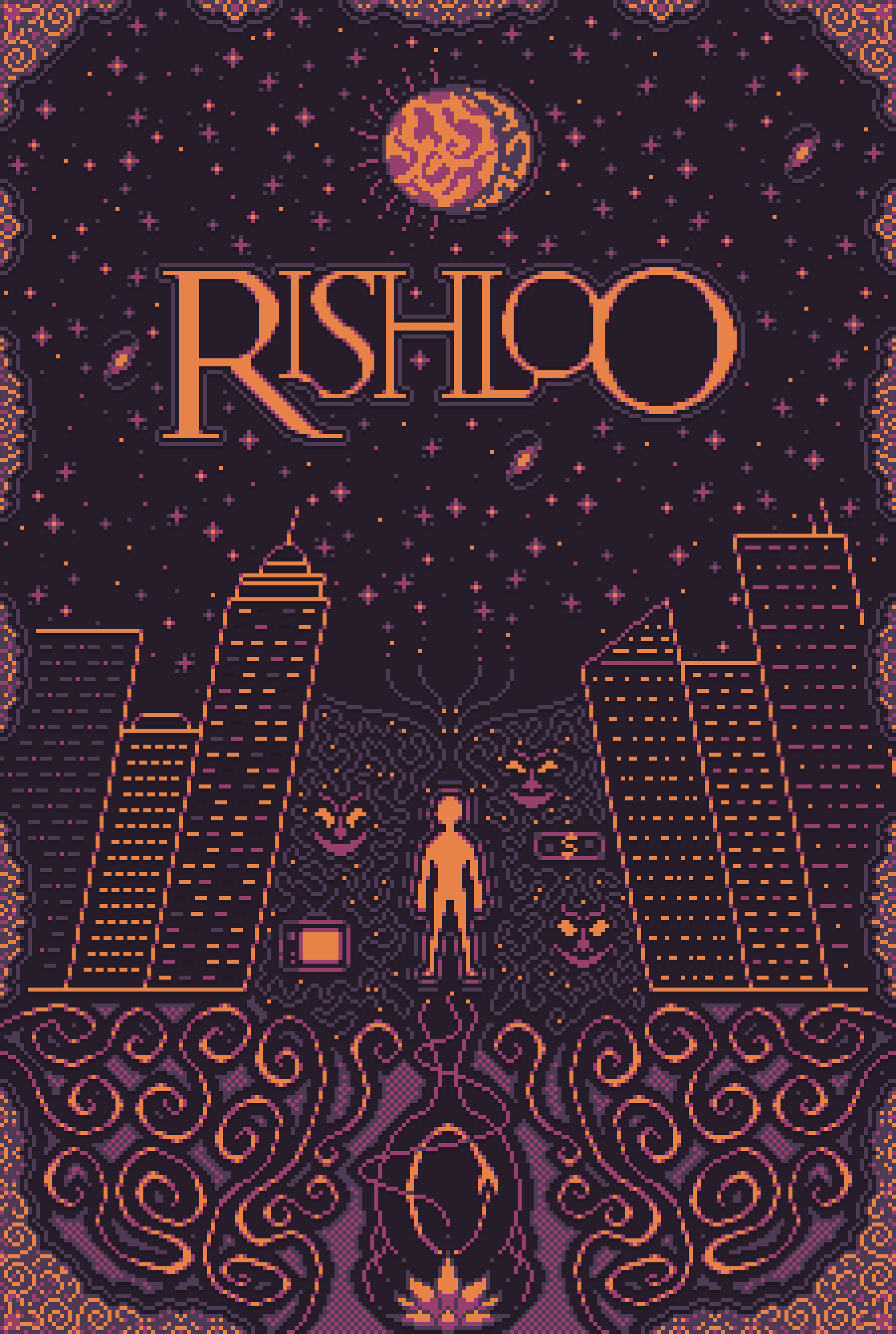 ArtStation - Fan poster for the band Rishloo