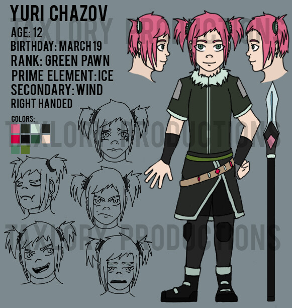 ArtStation - Character Card: Yuri