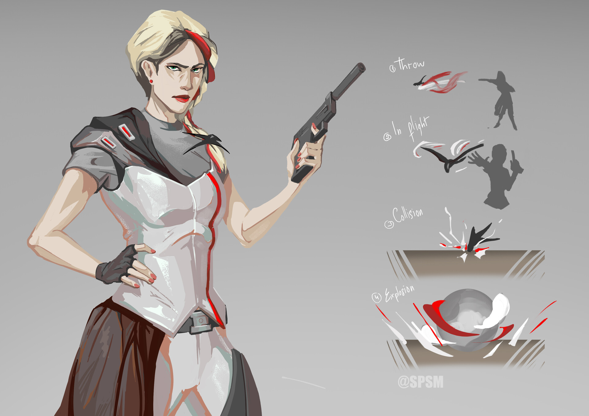 ArtStation - Fanmade character concept art for Valorant
