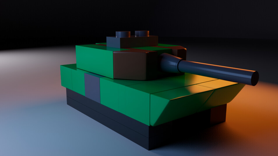 ArtStation - tank lego