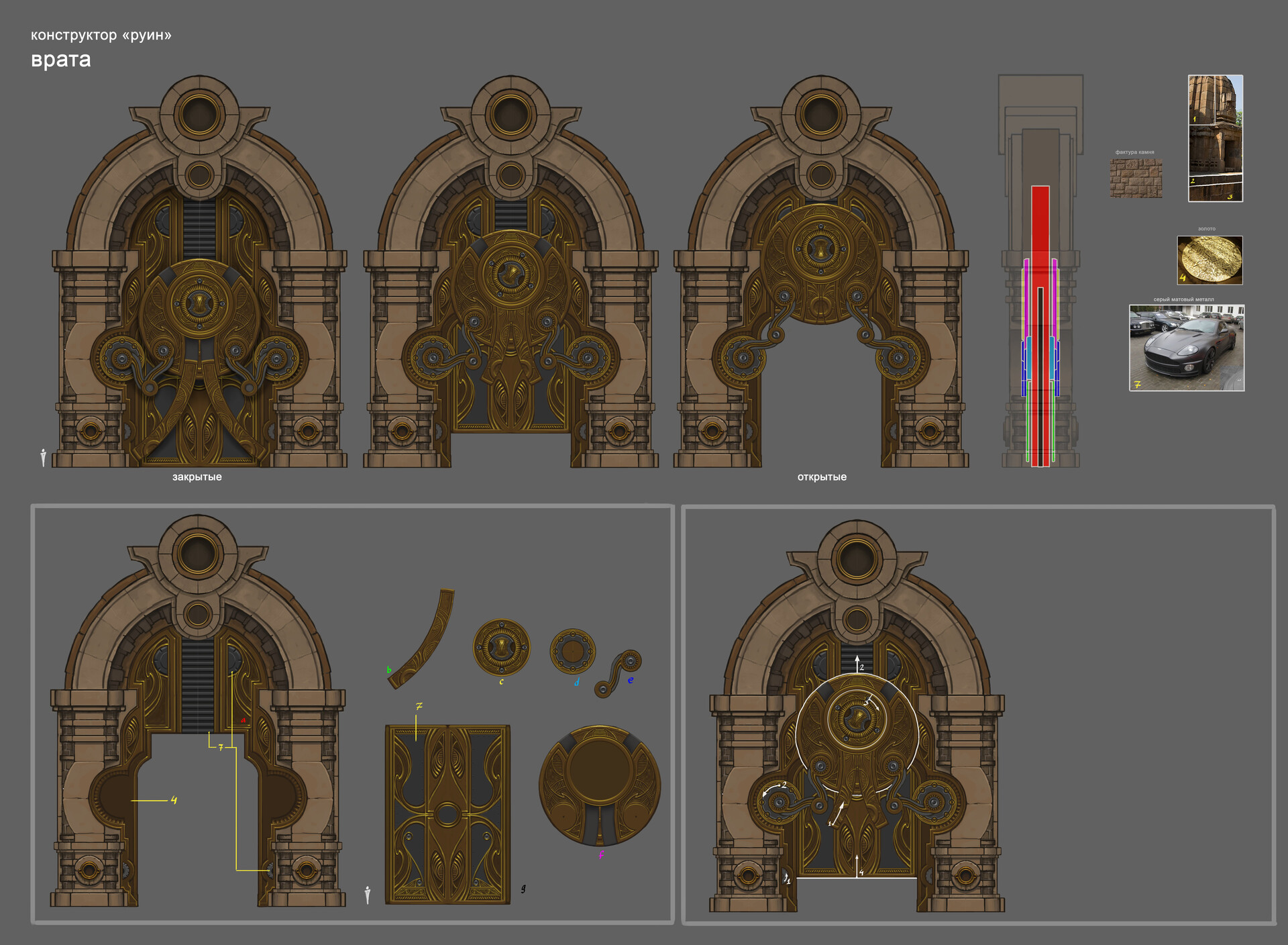ArtStation - Concept gates (Skyforge)
